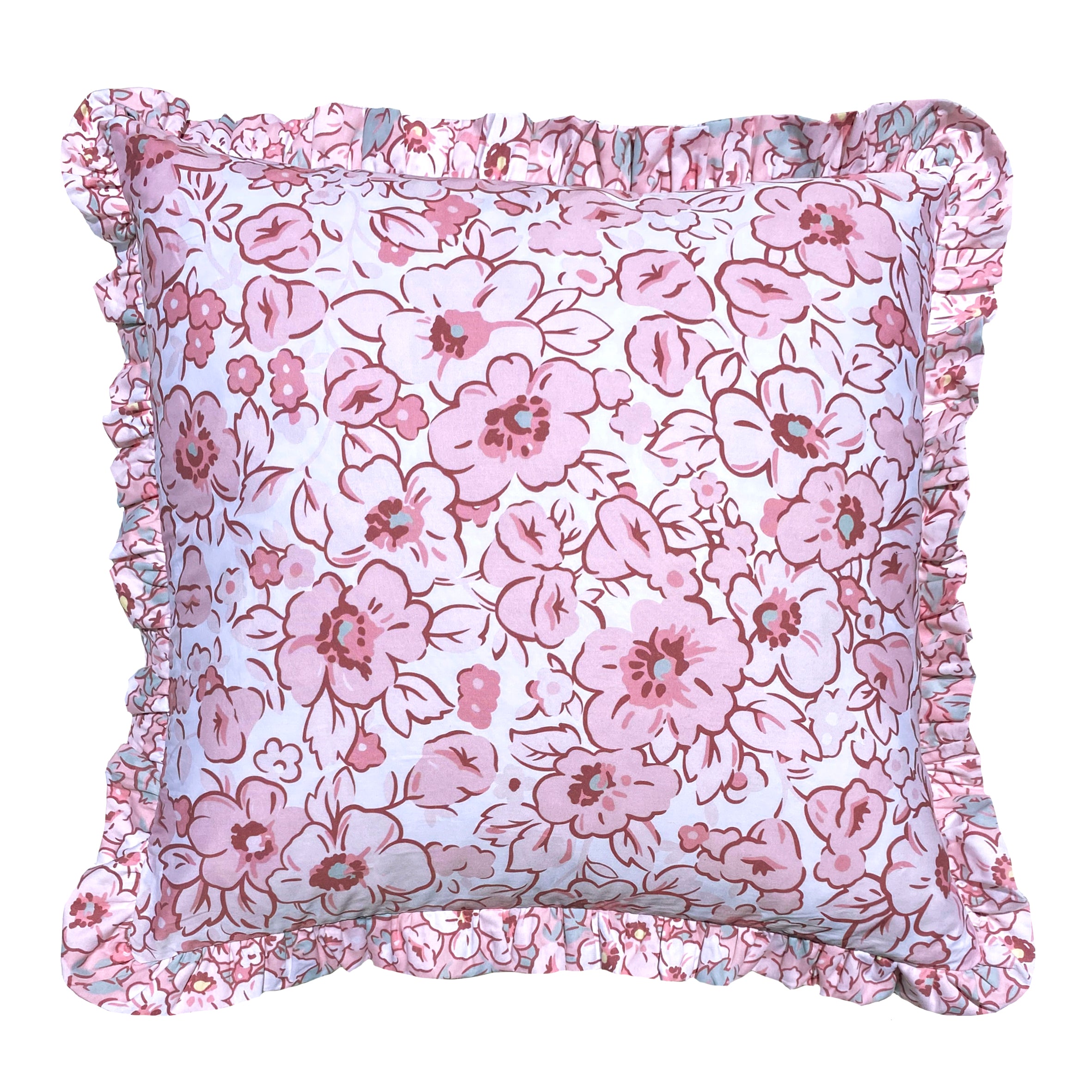 Libby Pink Cushion by Laura Ashley | Planet Linen