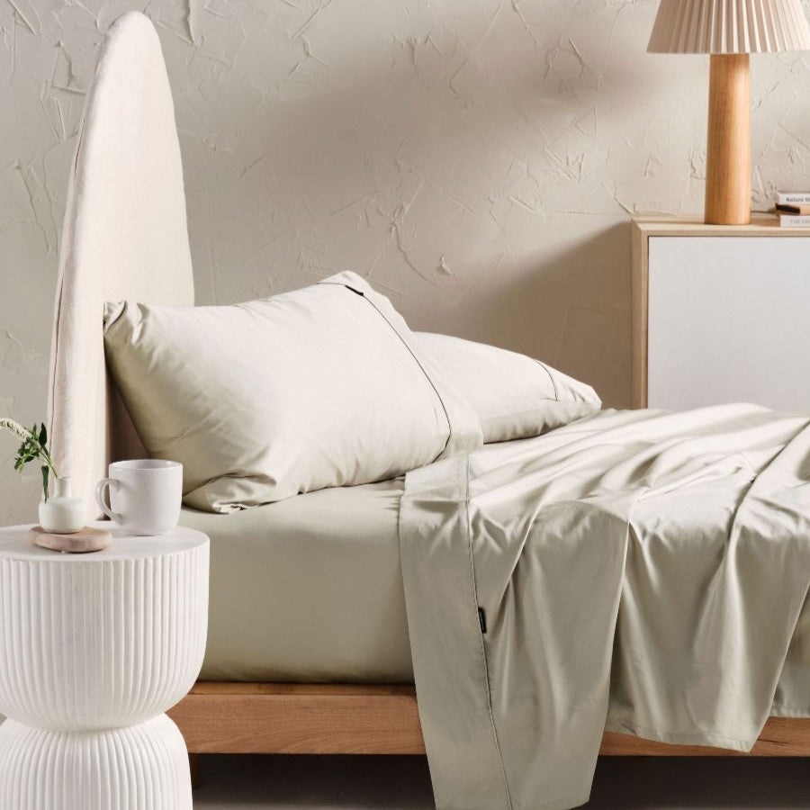 Augusta Grey Sheet Set by Linen House | Planet Linen