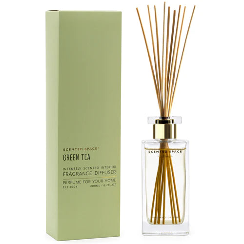 Green Tea 200ml Diffuser by Scented Space | Planet Linen