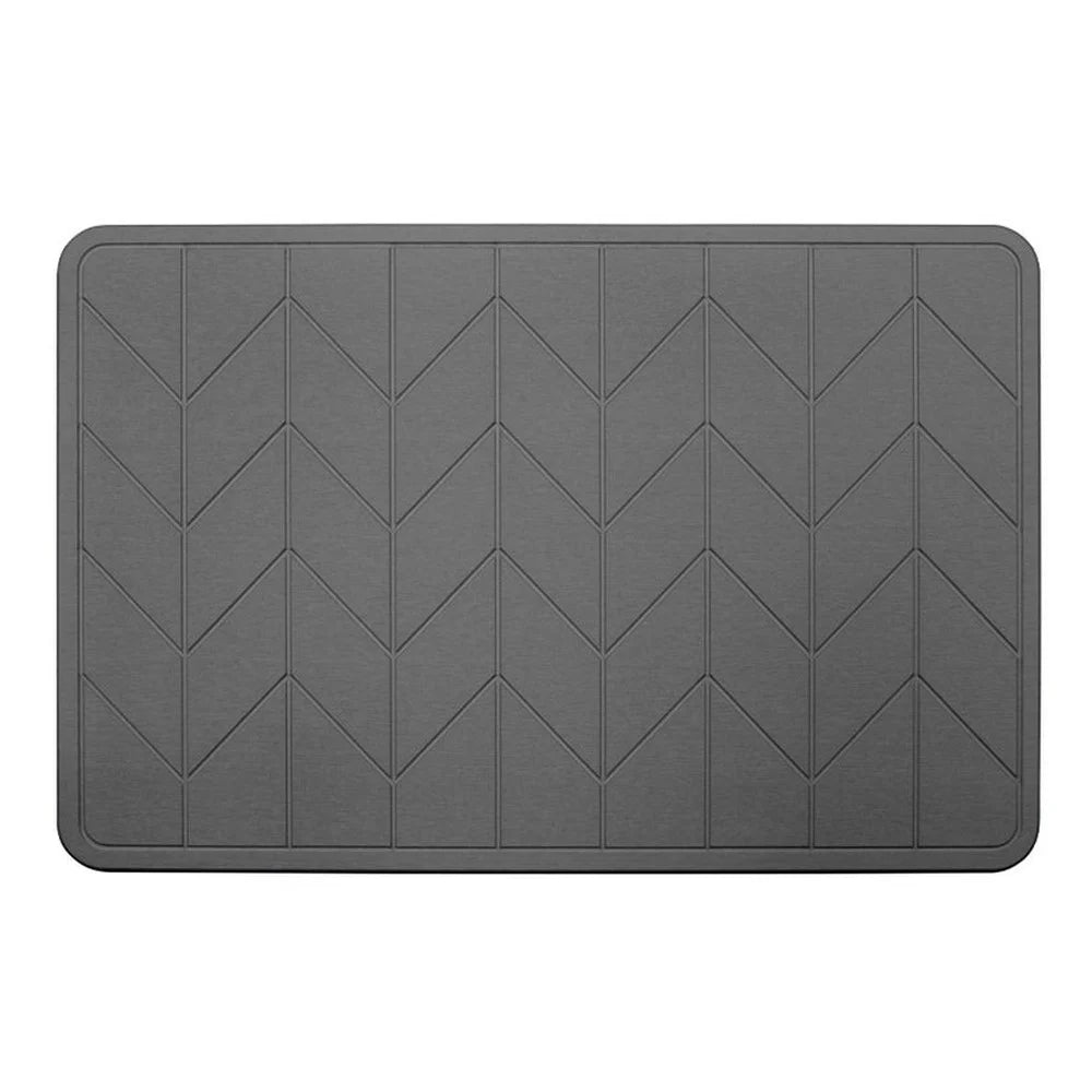 Dri Stone Bath Mat Charcoal | Planet Linen