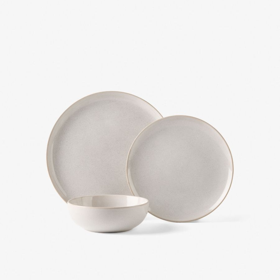 Bobbie White 12-Piece Dinner Set by Hottie | Planet Linen