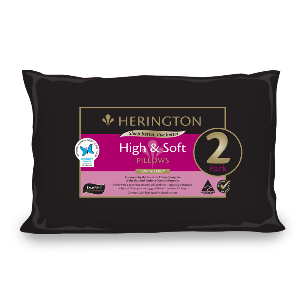 Jaspa Herington 2 Pack High & Soft Pillows – Planet Linen