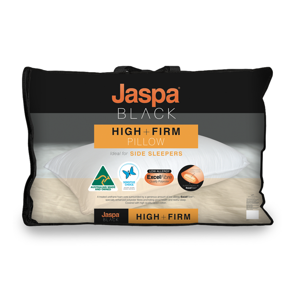 Jaspa Herington Black High & Firm Pillow – Planet Linen