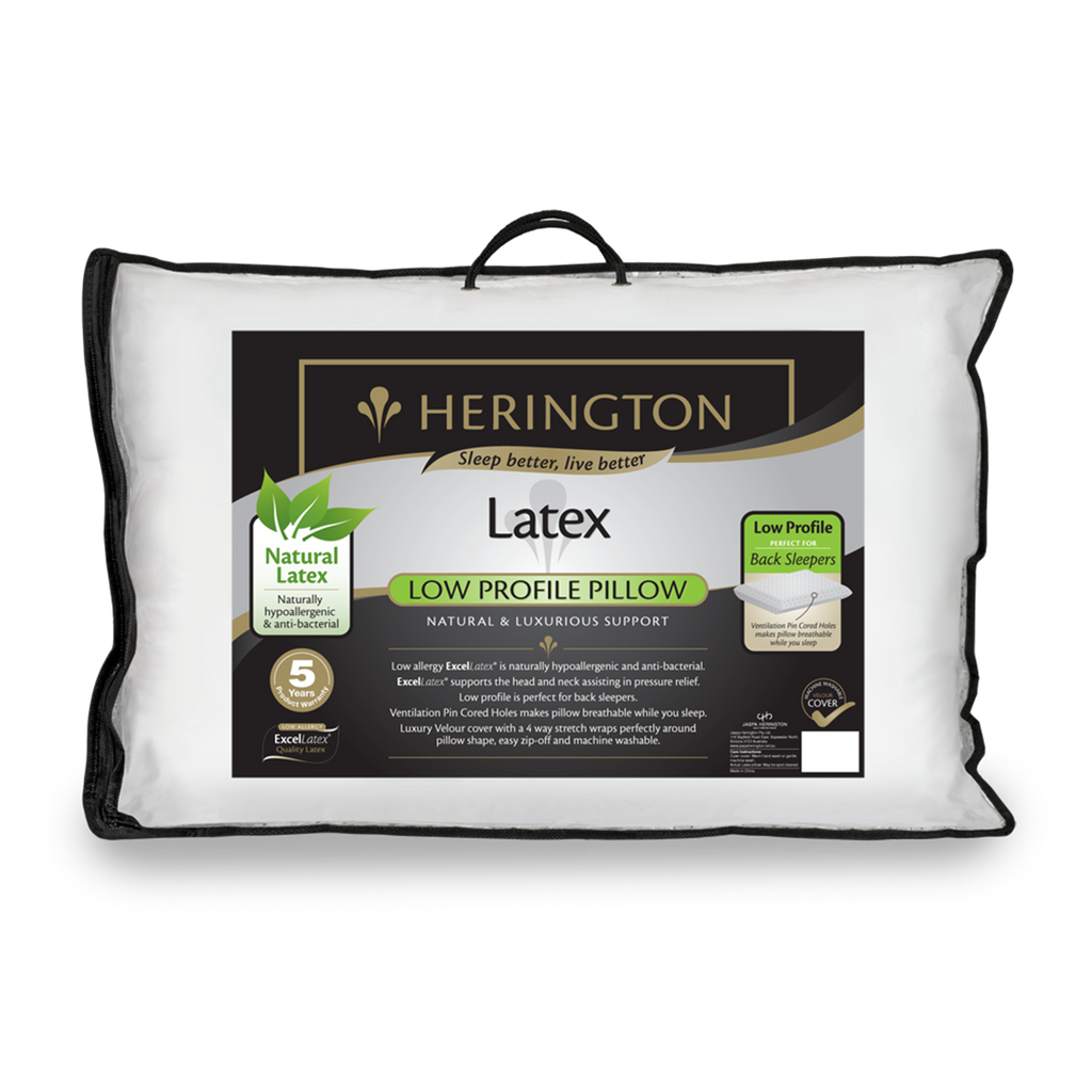 Jaspa Herington Latex Low Profile Pillow – Planet Linen