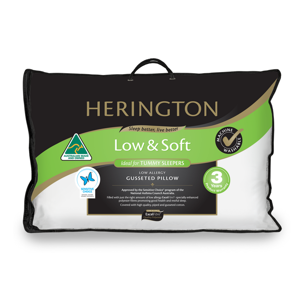 Jaspa Herington Low & Soft Gusseted Pillow – Planet Linen