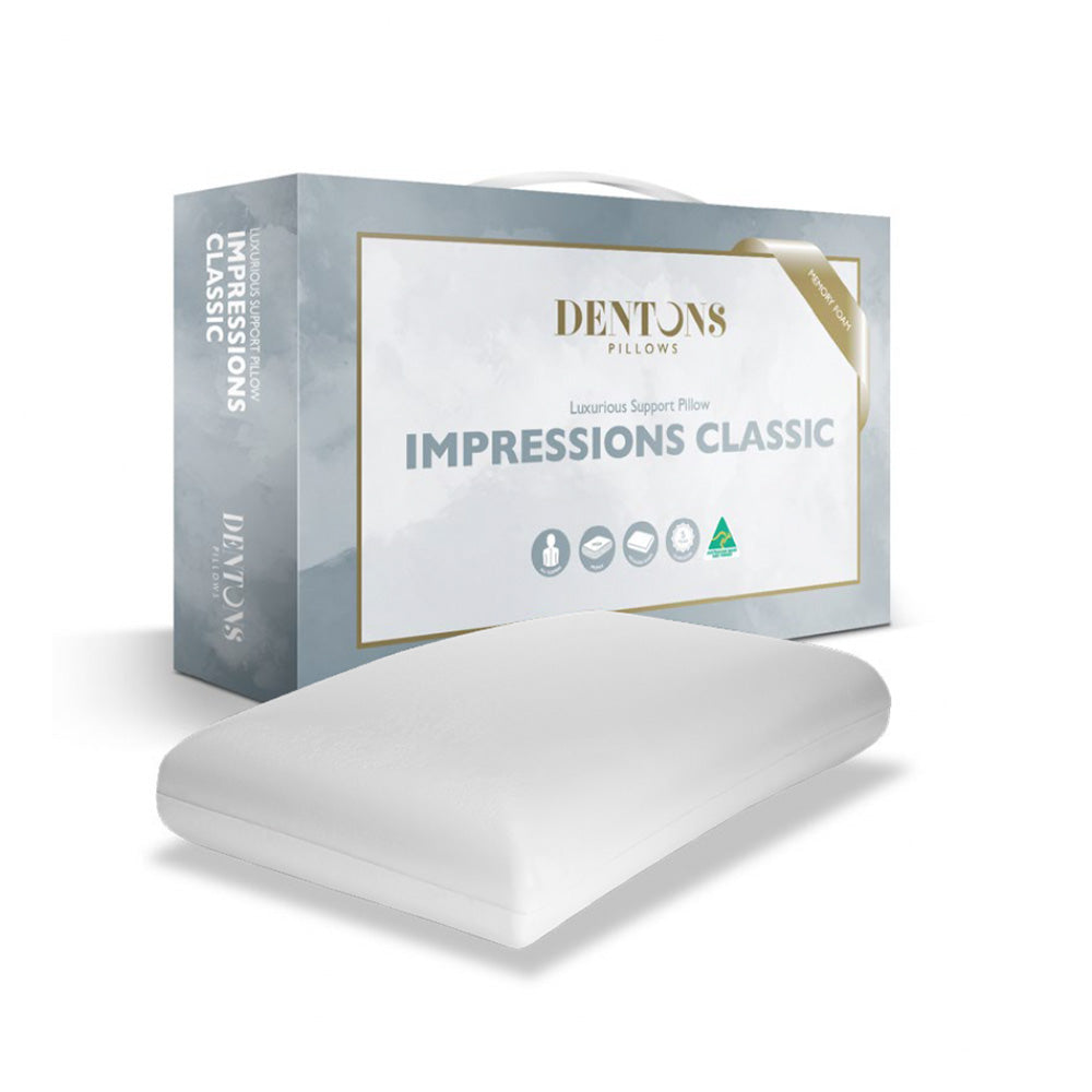 Dentons Impressions Classic Memory foam Pillow – Planet Linen