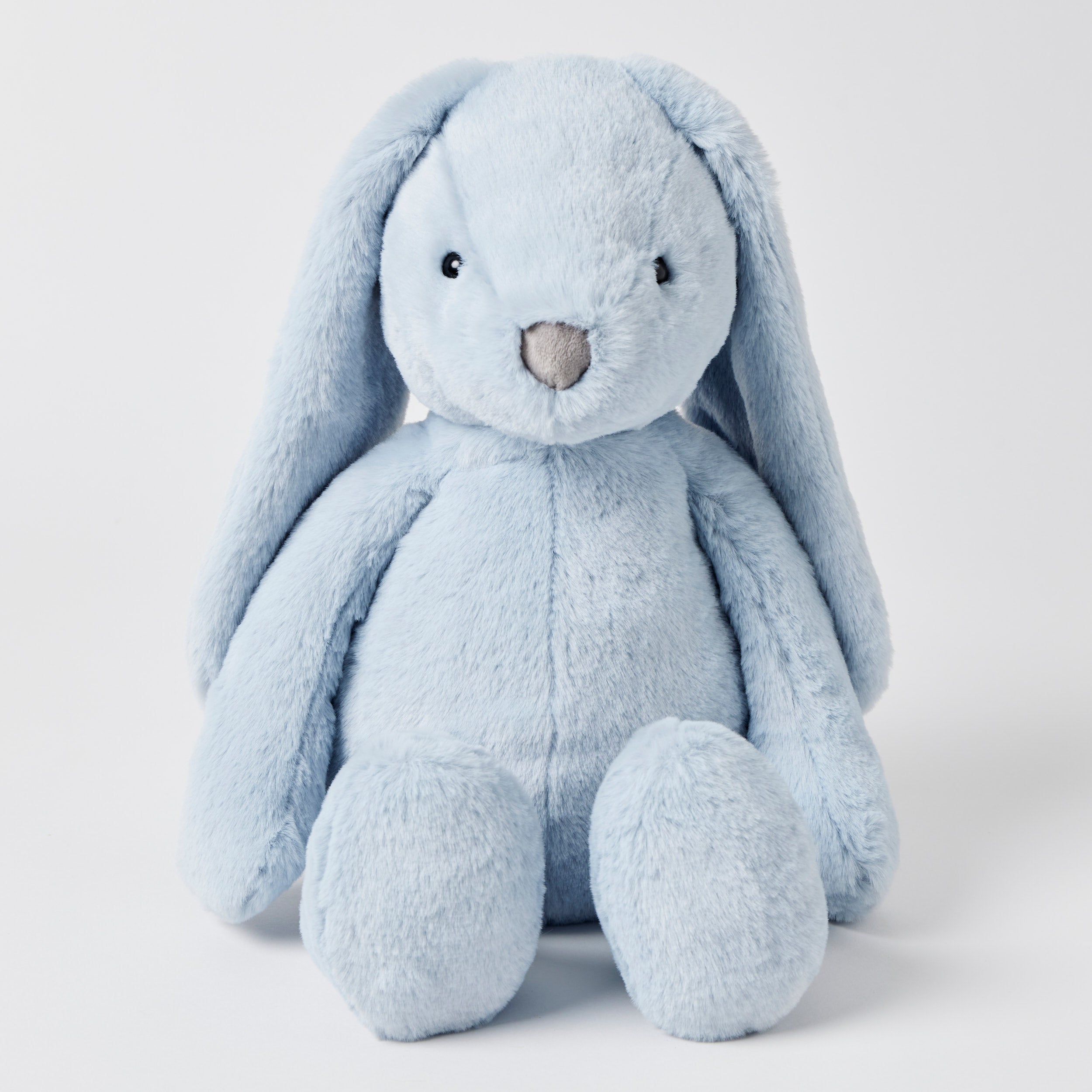 Large Bunny Pale Blue Soft Toy by Jiggle & Giggle | Planet Linen