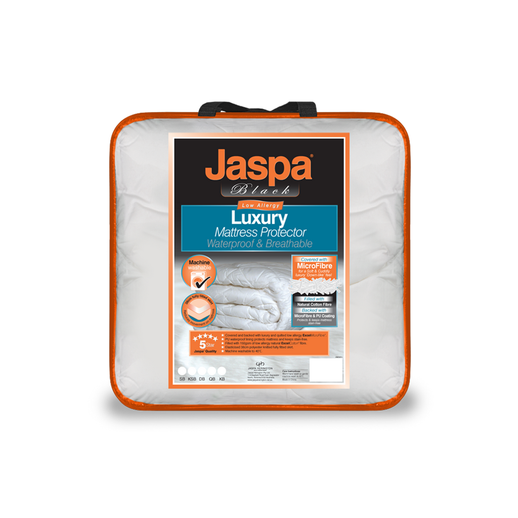 Jaspa Herington Black Luxury Waterproof Mattress Protector – Planet Linen