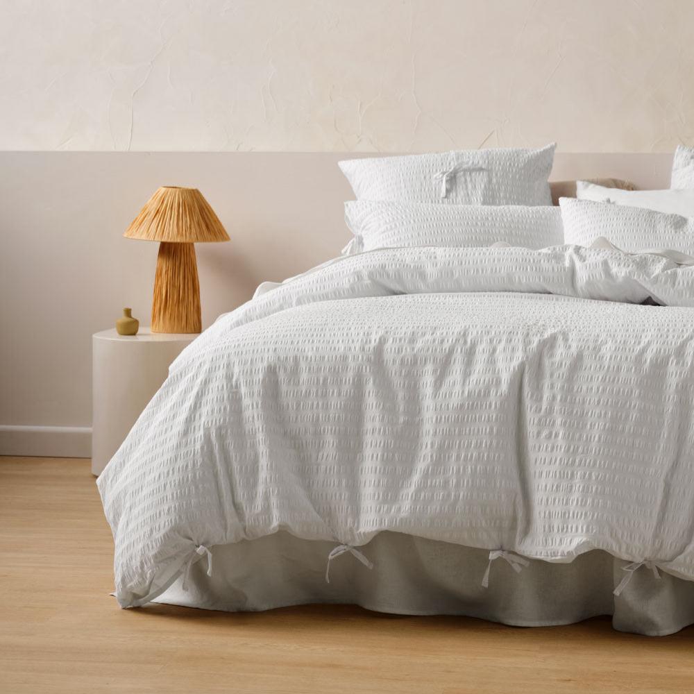 Ferrara White Cover Set by Linen House | Planet Linen