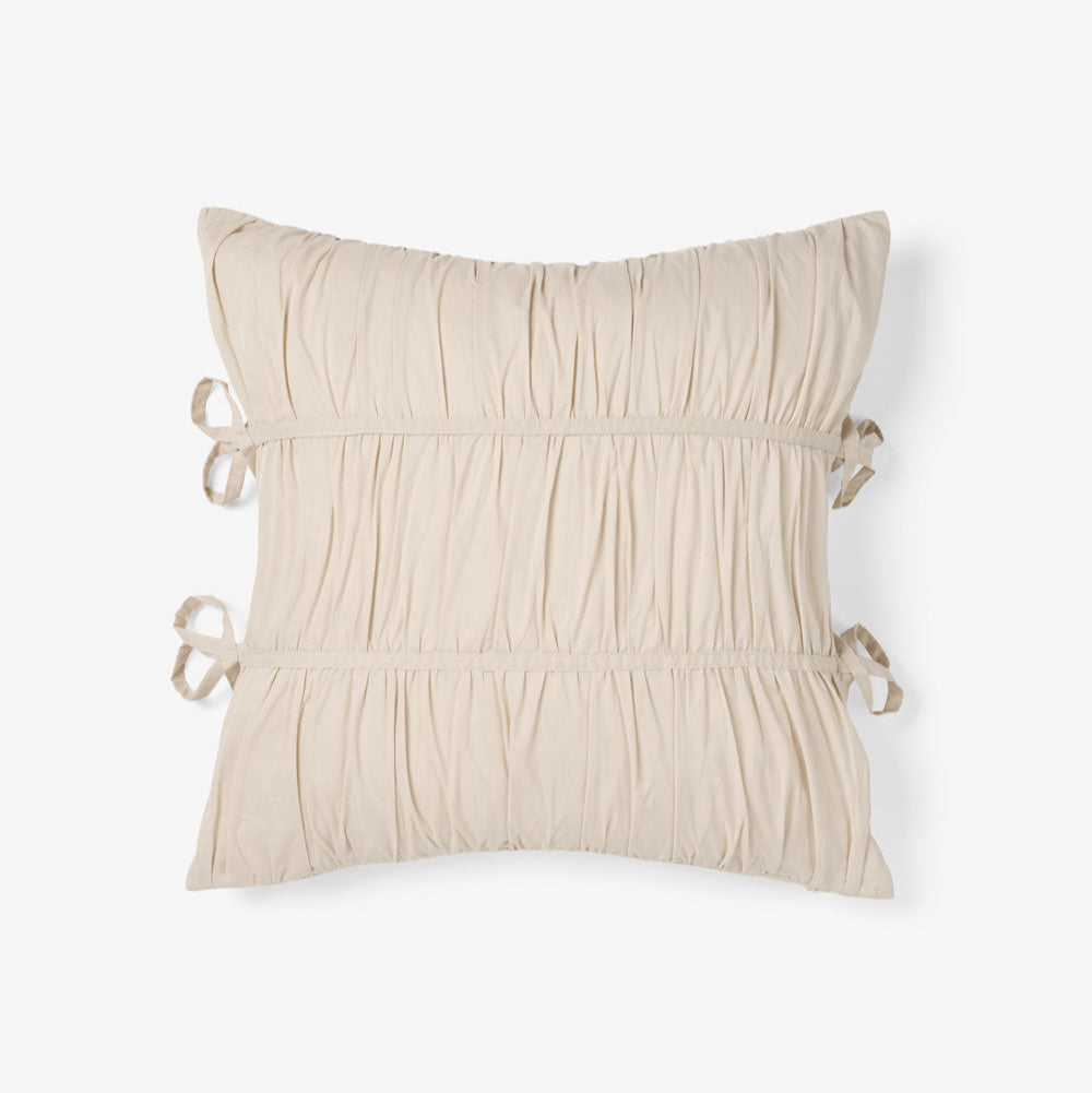 Layla Natural Cushion by Linen House | Planet Linen