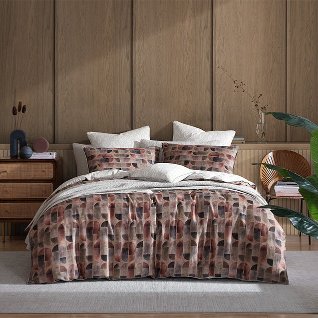 Fletcher Quilt Cover Set by Logan and Mason | Planet Linen