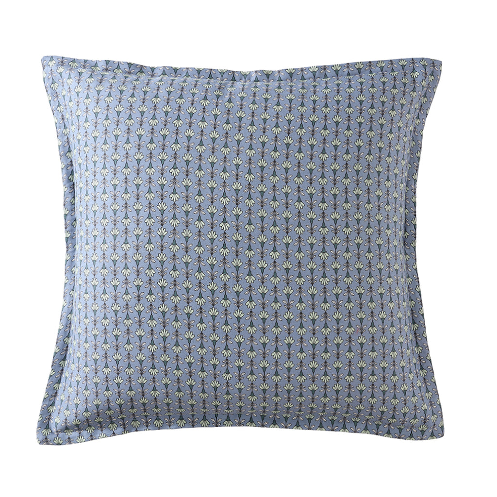 Priya Pine European Pillowcase by Logan and Mason | Planet Linen