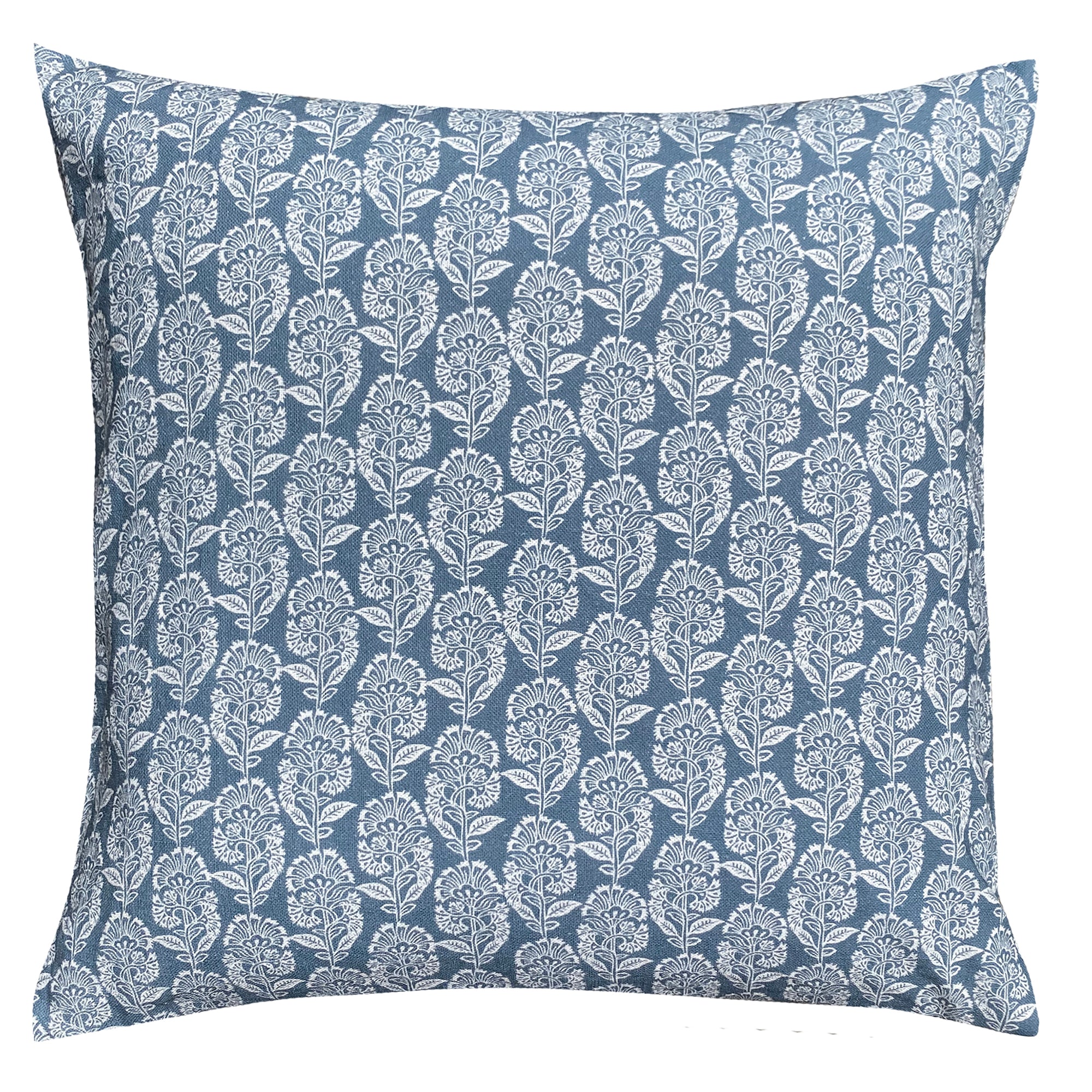 Lowrie Slate Square Filled Cushion 50 x 50cm by Zaab | Planet Linen