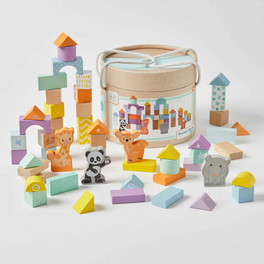 Wooden Blocks Set by Studio Circus | Planet Linen
