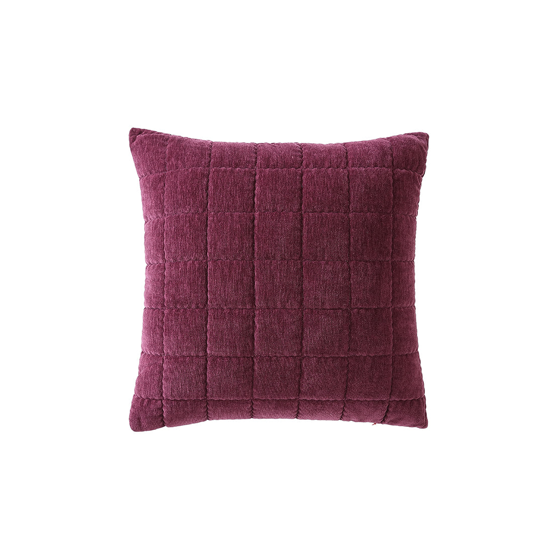 Apollo Plum Square Cushion by Logan and Mason Platinum | Planet Linen