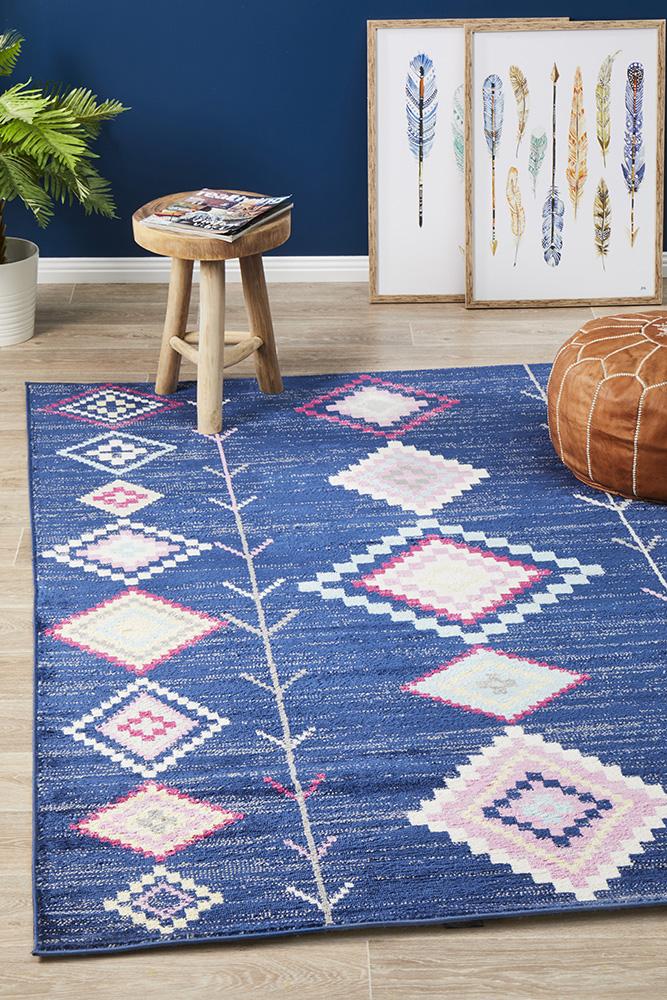 Zanzibar 760 Rug (Navy) by Rug Culture | Planet Linen