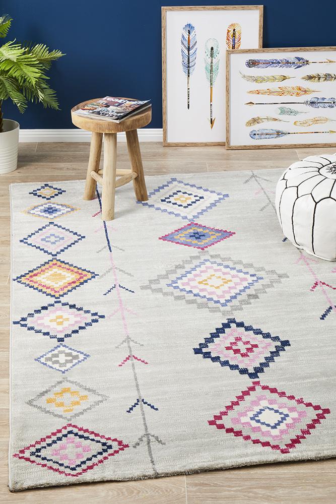 Zanzibar 760 Rug (Silver) by Rug Culture | Planet Linen
