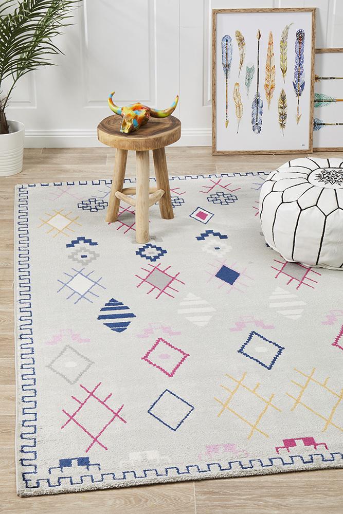 Zanzibar 767 Rug (Grey) by Rug Culture | Planet Linen