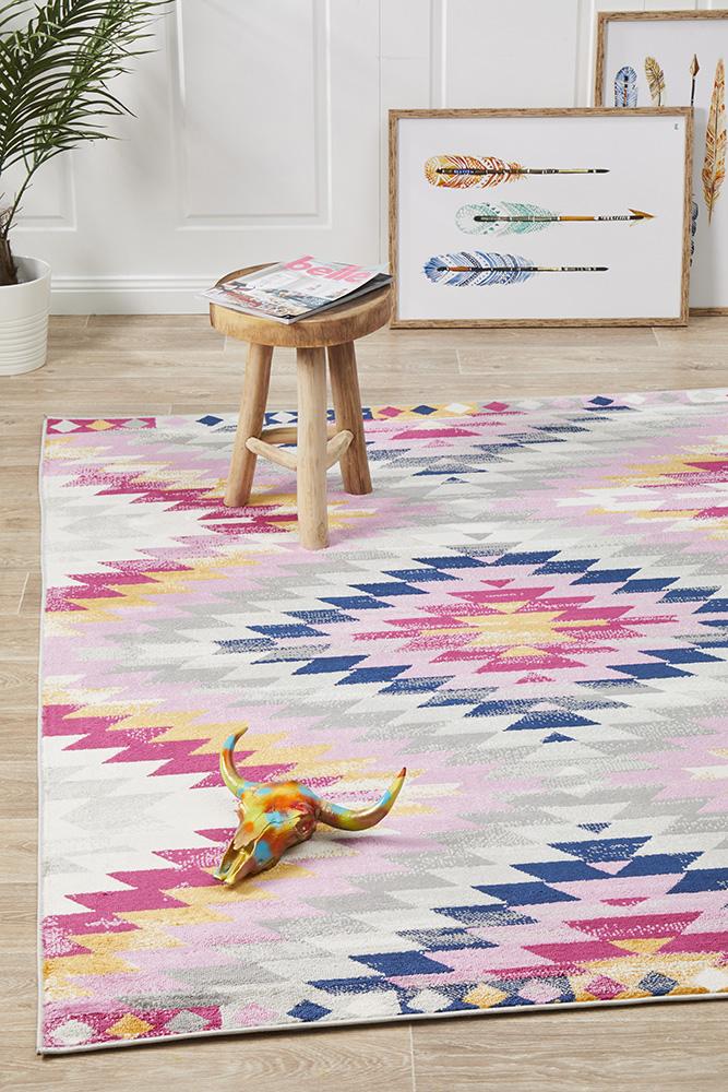 Zanzibar 768 Rug (Pink) by Rug Culture | Planet Linen