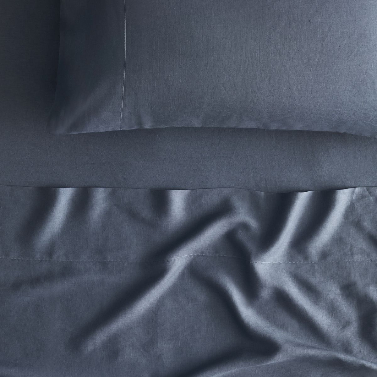 Abbotson INK Linen Flat Sheet by Sheridan | Planet Linen