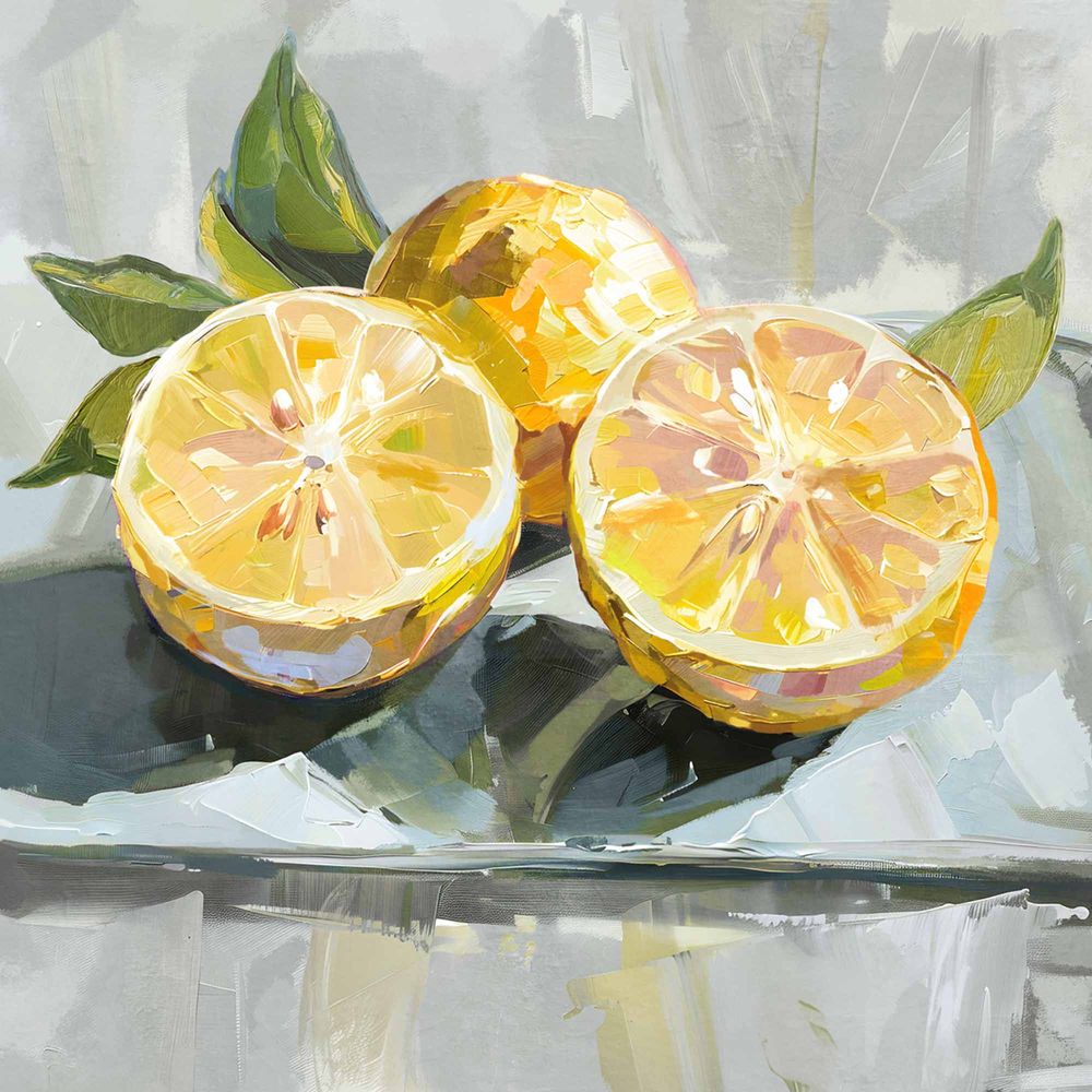 Lemon Half Wall Art by Florabelle – Planet Linen