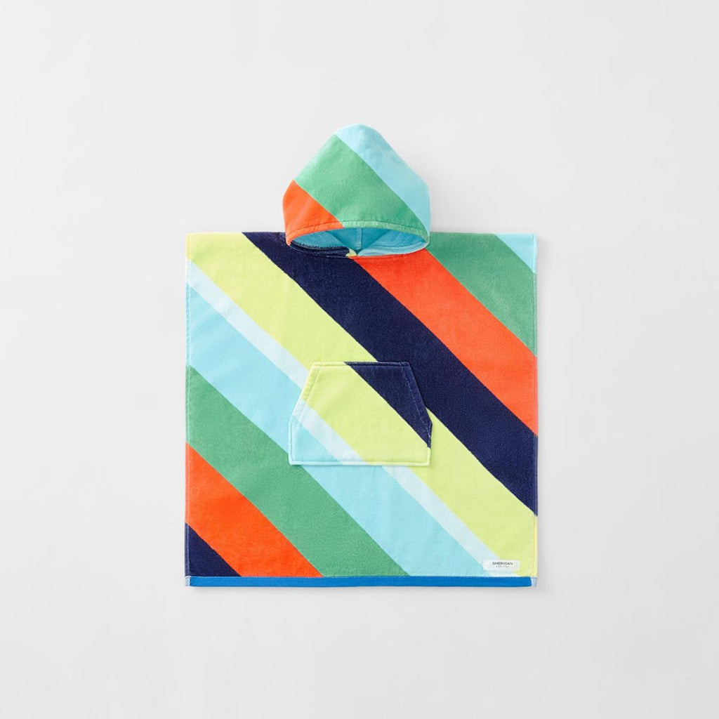 Marley Stripe Beach Poncho by Sheridan | Planet Linen
