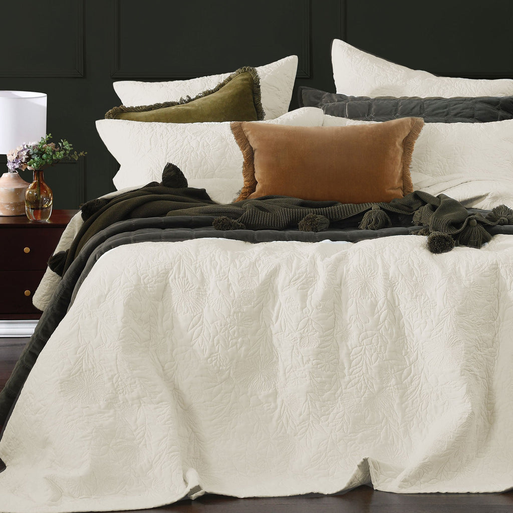 Lourdes Bedspread Set by MM Linen | Planet Linen