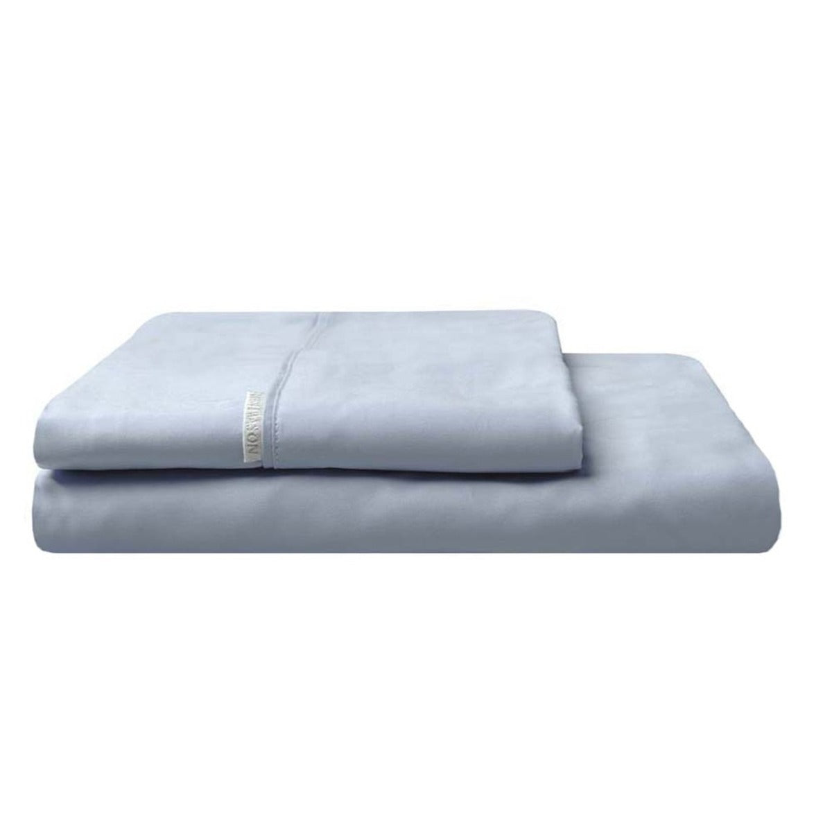 300TC Cotton Percale FITTED COMBO Sheet Set DENIM by Logan and Mason ...
