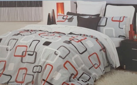 Connor Silver Quilt Cover Set by Logan and Mason – Planet Linen