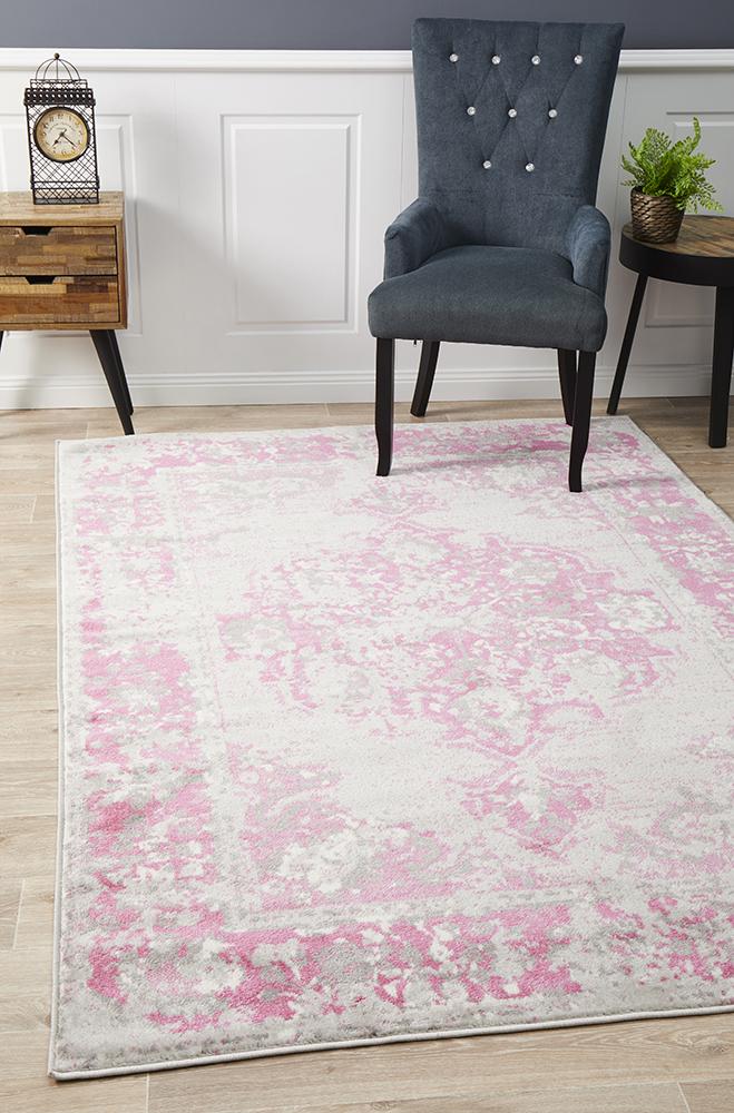 Metro 602 Rug (Fuschia) by Rug Culture | Planet Linen