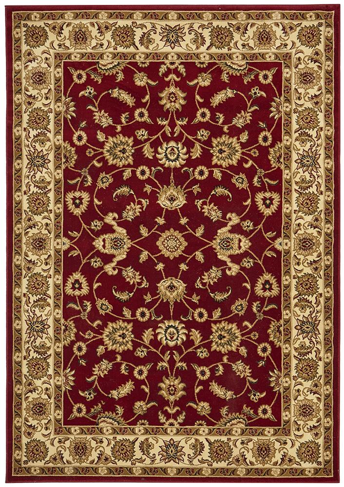 Sydney 1 Rectangle Rug (Red Ivory) by Rug Culture | Planet Linen