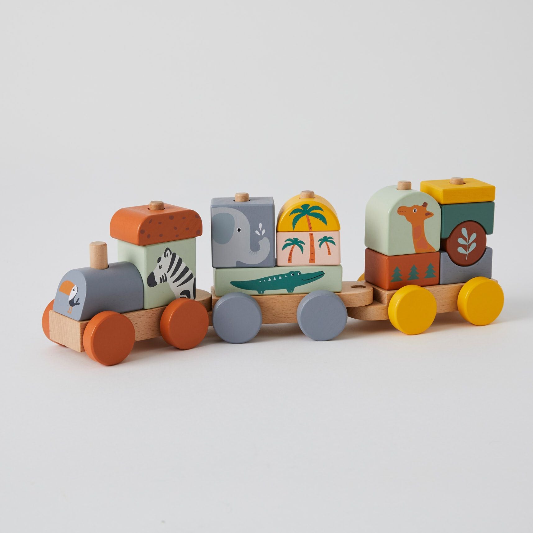 Animal Train Set by Zookabee | Planet Linen