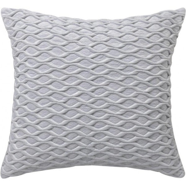 Berrima Silver Square Cushion by Private Collection | Planet Linen