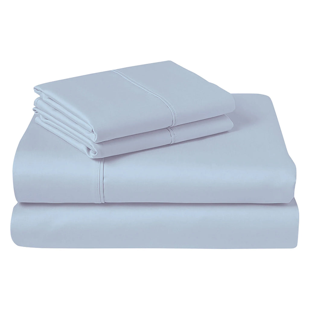 Jenny Mclean Hotel Collection 1000tc Cotton POWDER BLUE Sheet Set ...